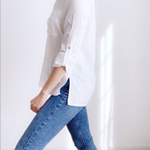 CHICBOMB | Tops | Classic Soft Button Down Shirt White | Poshmark